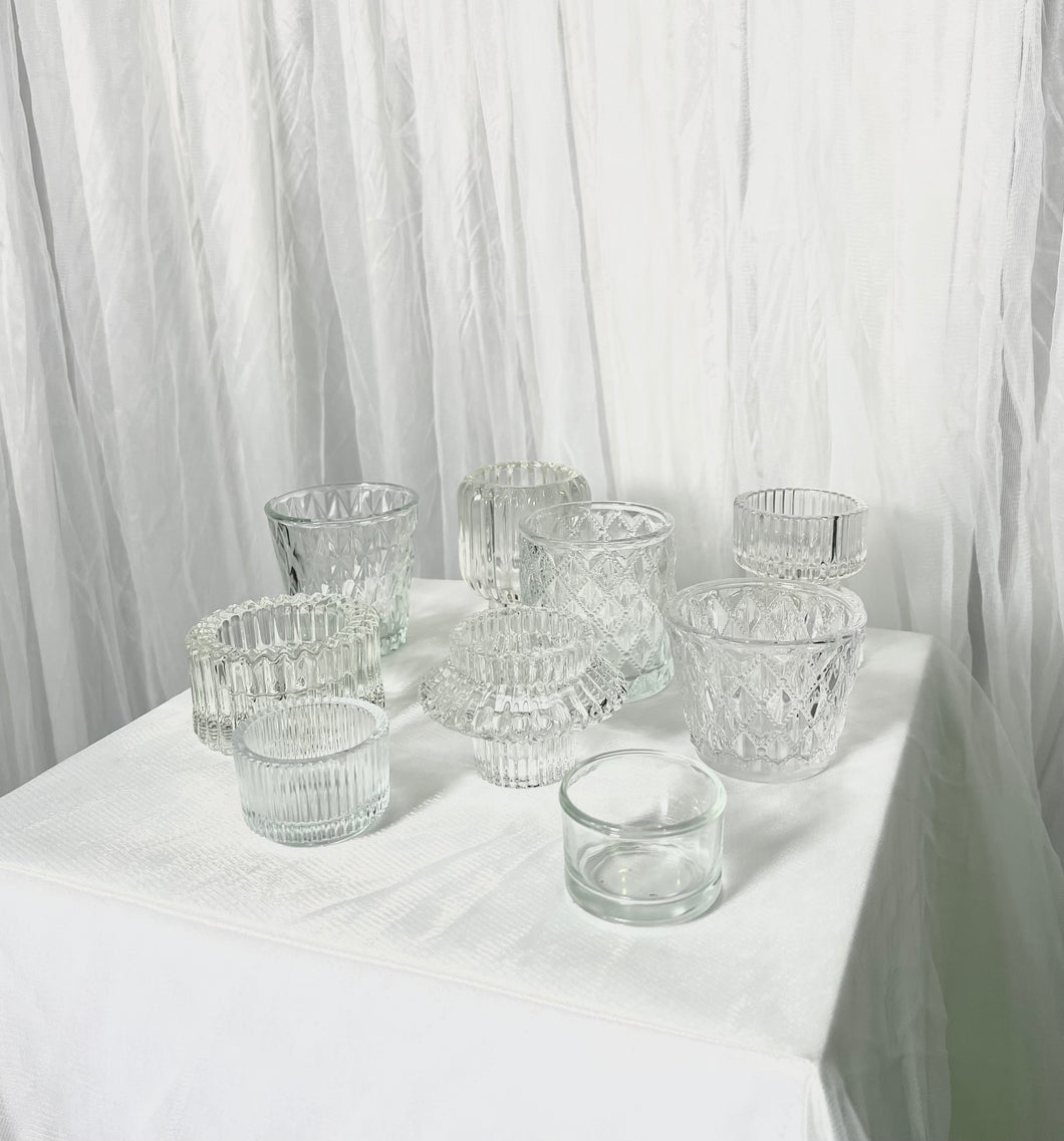 Assorted Glass Small Candle Holders – MERAKI CO